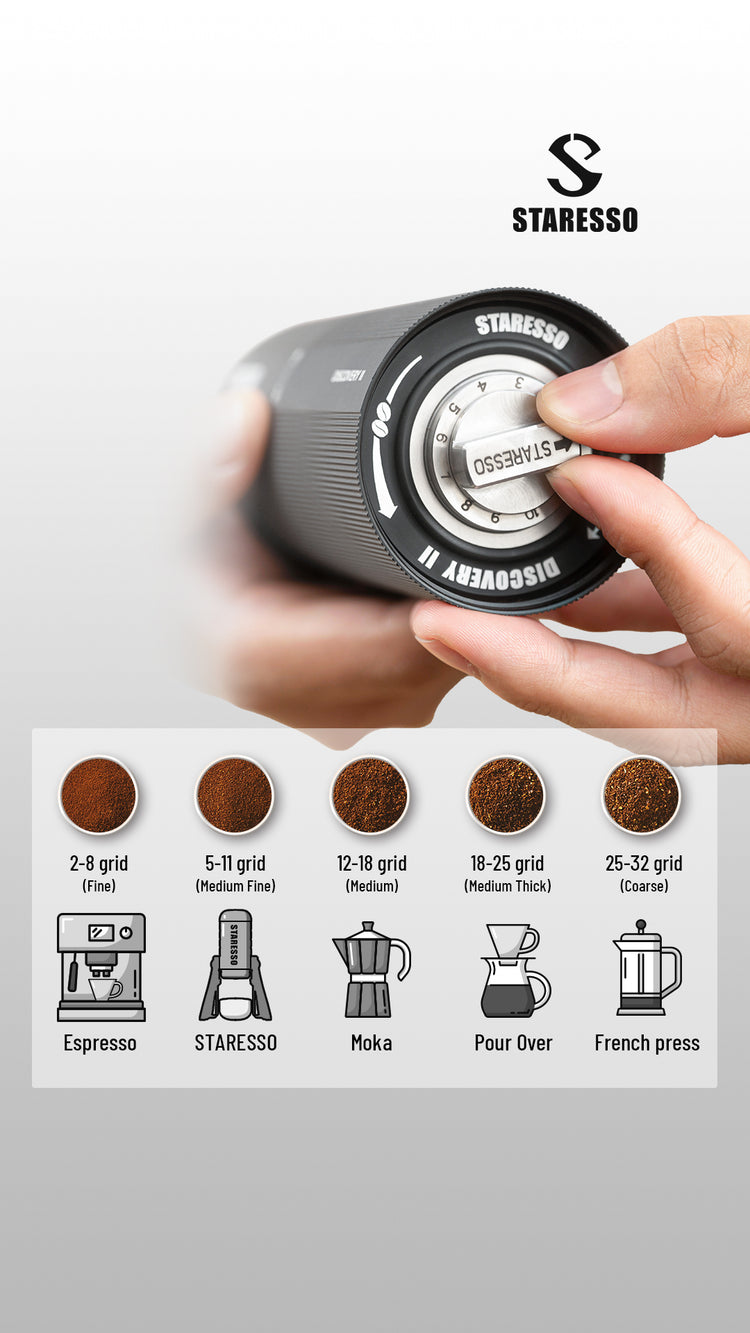 STARESSO - Portable Coffee Maker - Manual Espresso Machine