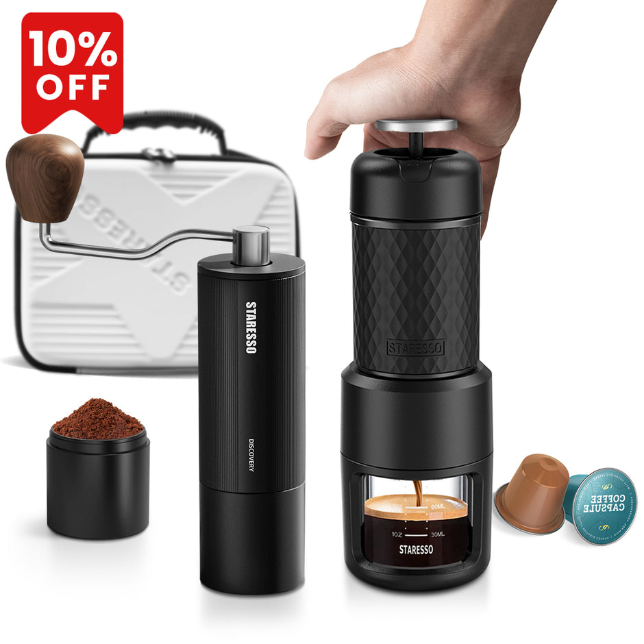 STARESSO - Portable Coffee Maker - Manual Espresso Machine