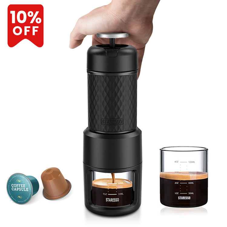 STARESSO - Portable Coffee Maker - Manual Espresso Machine